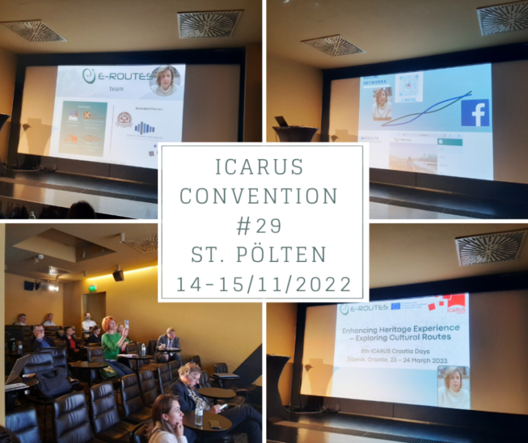 E-ROUTES presented at ICARUS Convention – E-ROUTES